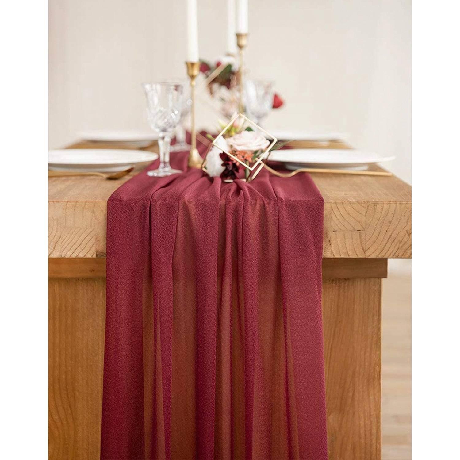 Burgundy Cake Topper Flowers Set - Rinlong Flower