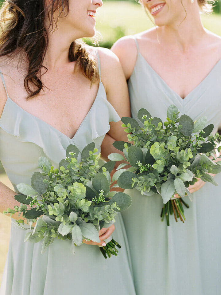 Light Sage Green & White Wedding Flower Arrangements – Rinlong Flower