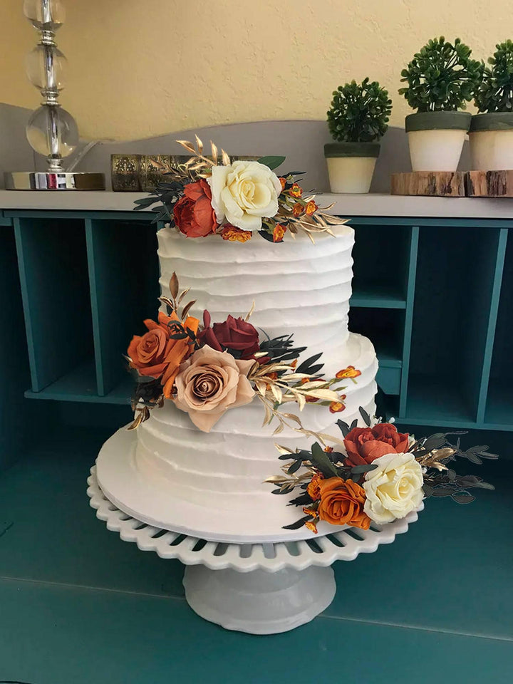 Wedding Cake Topper Flower Decorations decor – Rinlong Flower